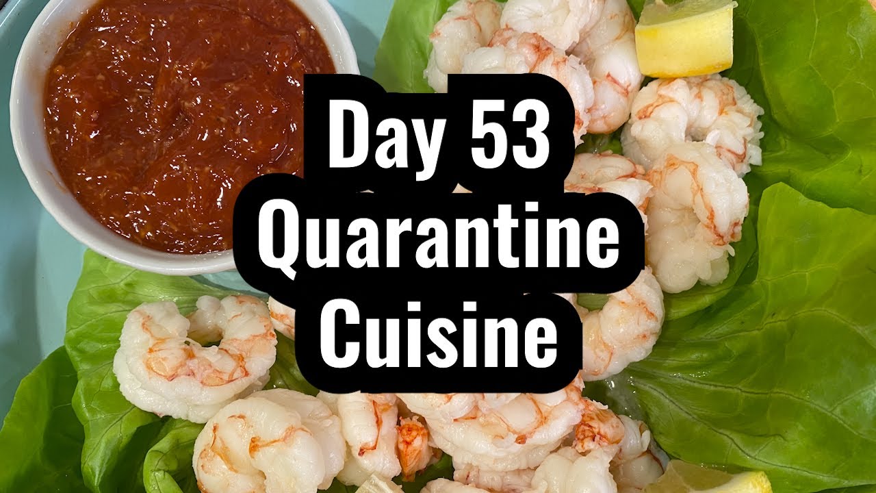 Cooking Shrimp Cocktail at Home with Chef Lisa Schoen - Day 53 ...