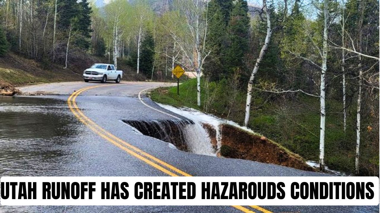 The impact of record snowfall melting into spring runoff has created hazardous conditions! - YouTube