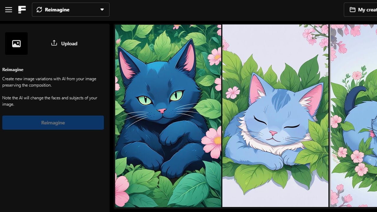 Buat Ulang Gambar Anime Kucing Pakai Ai by Freepik Reimagine - YouTube