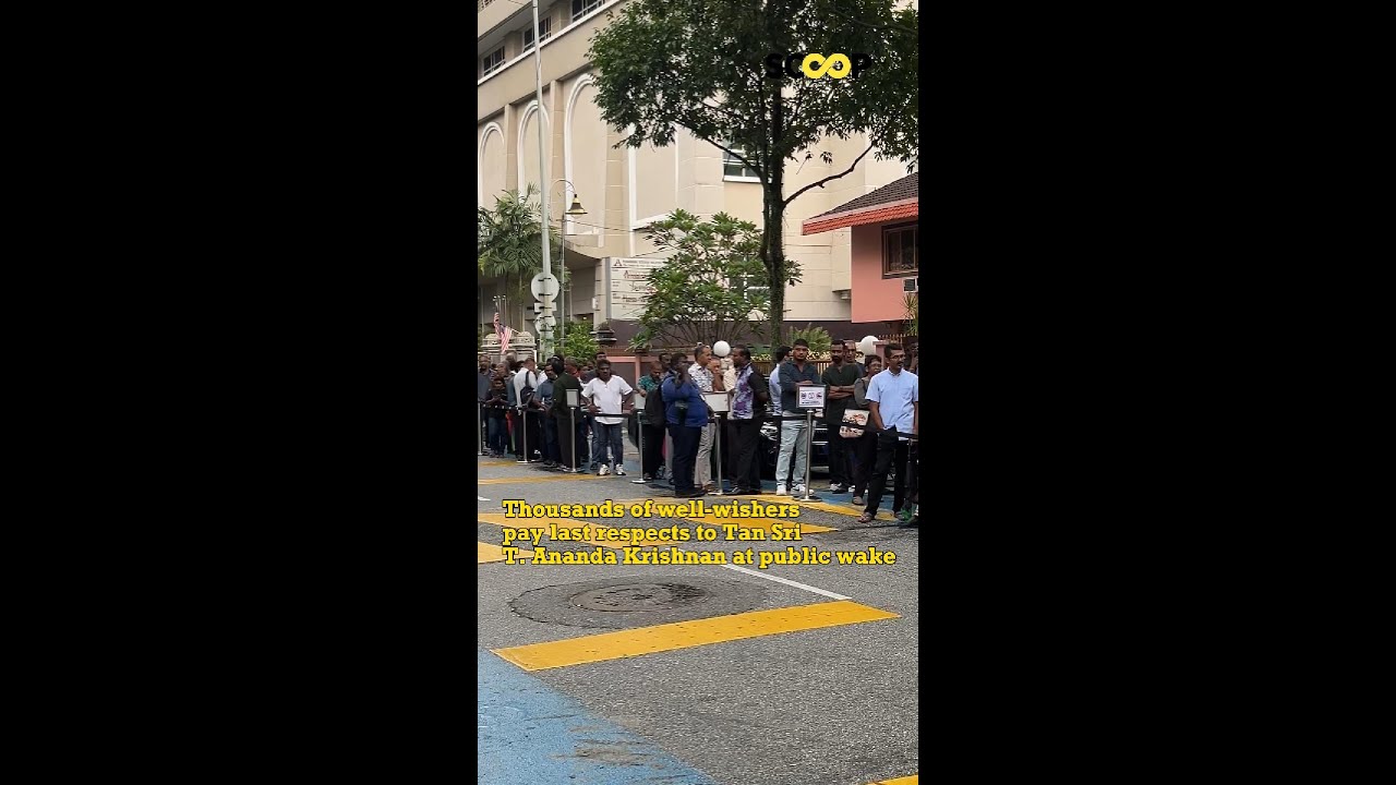 Thousands of well-wishers pay last respects to Tan Sri T. Ananda ...