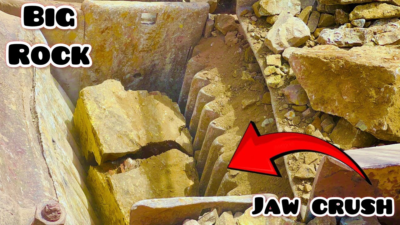 "Powerful Stone Crusher Machine in Action ! A Giant Destroying Rocks" # ...