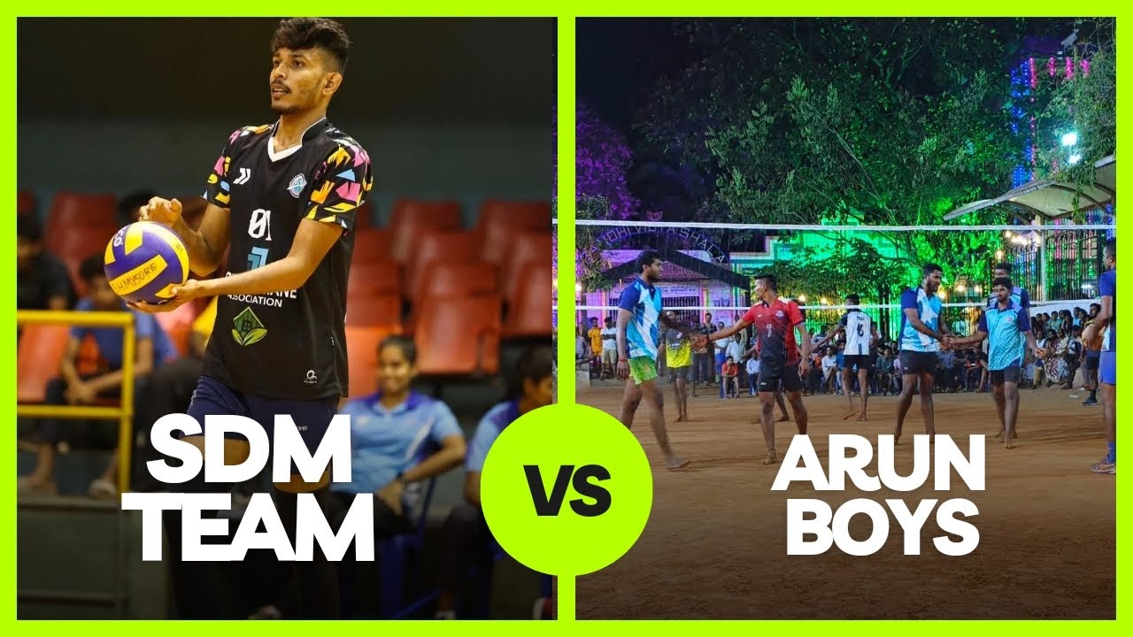 Vollyball Finals 50000 Final set 🔥 Team SDM Sayeed vs Arun Boys 🔥#volleyball #trending #viral ...