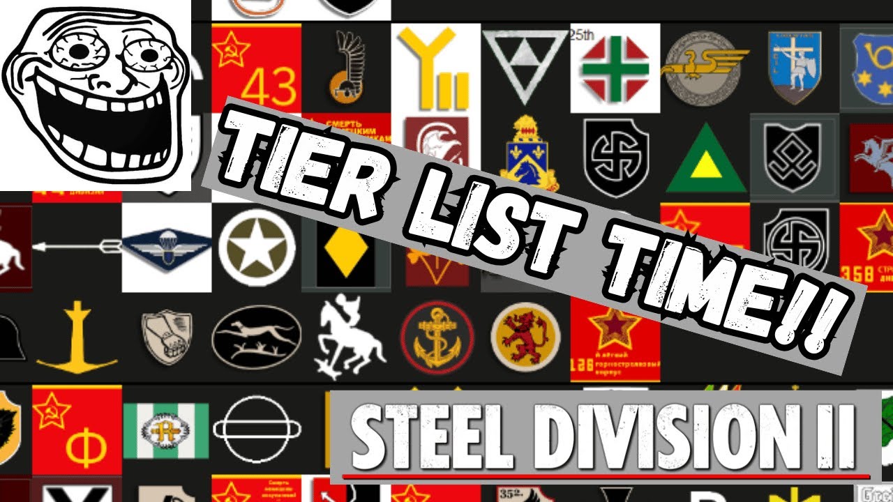 Steel Division 2- Division Tier List- Play the Best Divisions! - YouTube
