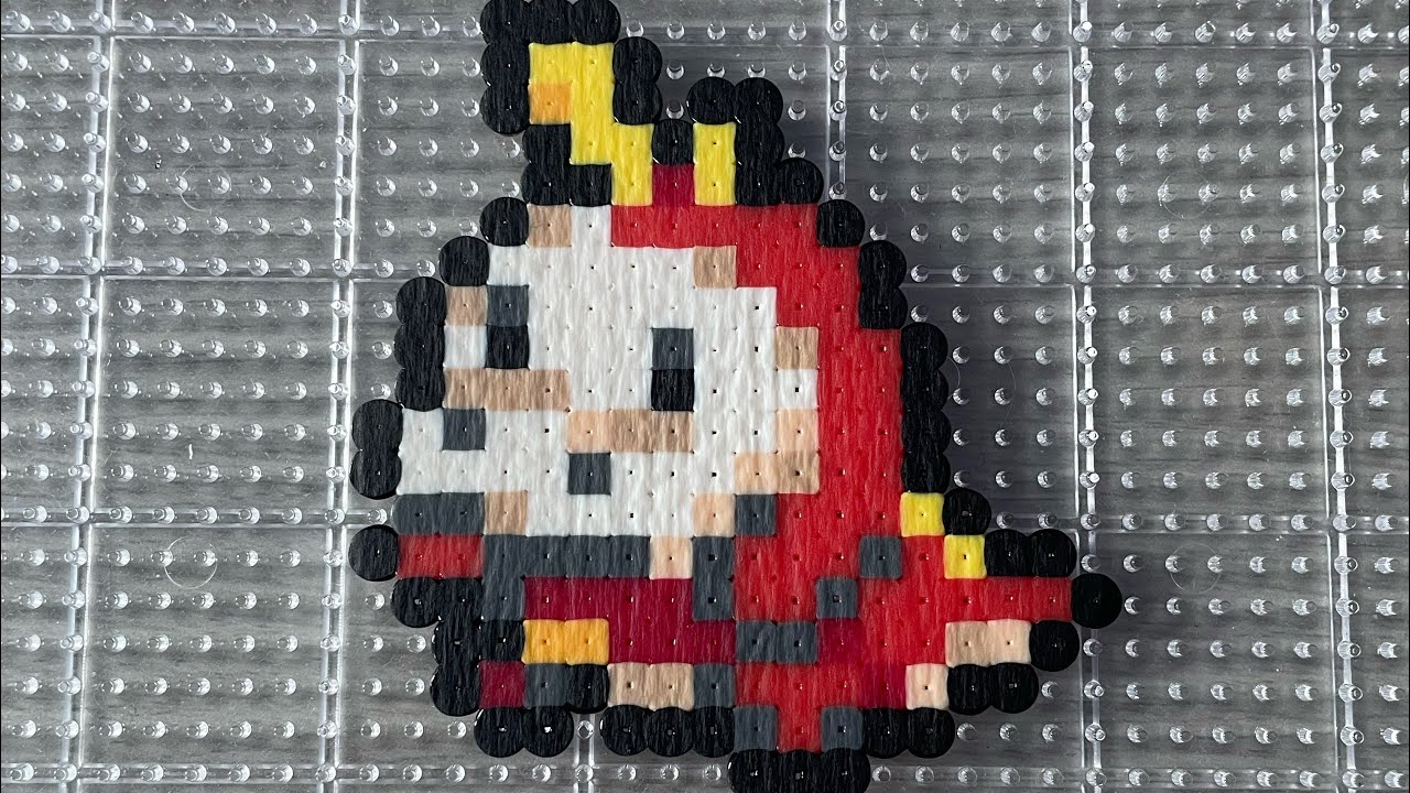 Fuecoco Pokémon Perler Bead Timelapse - YouTube