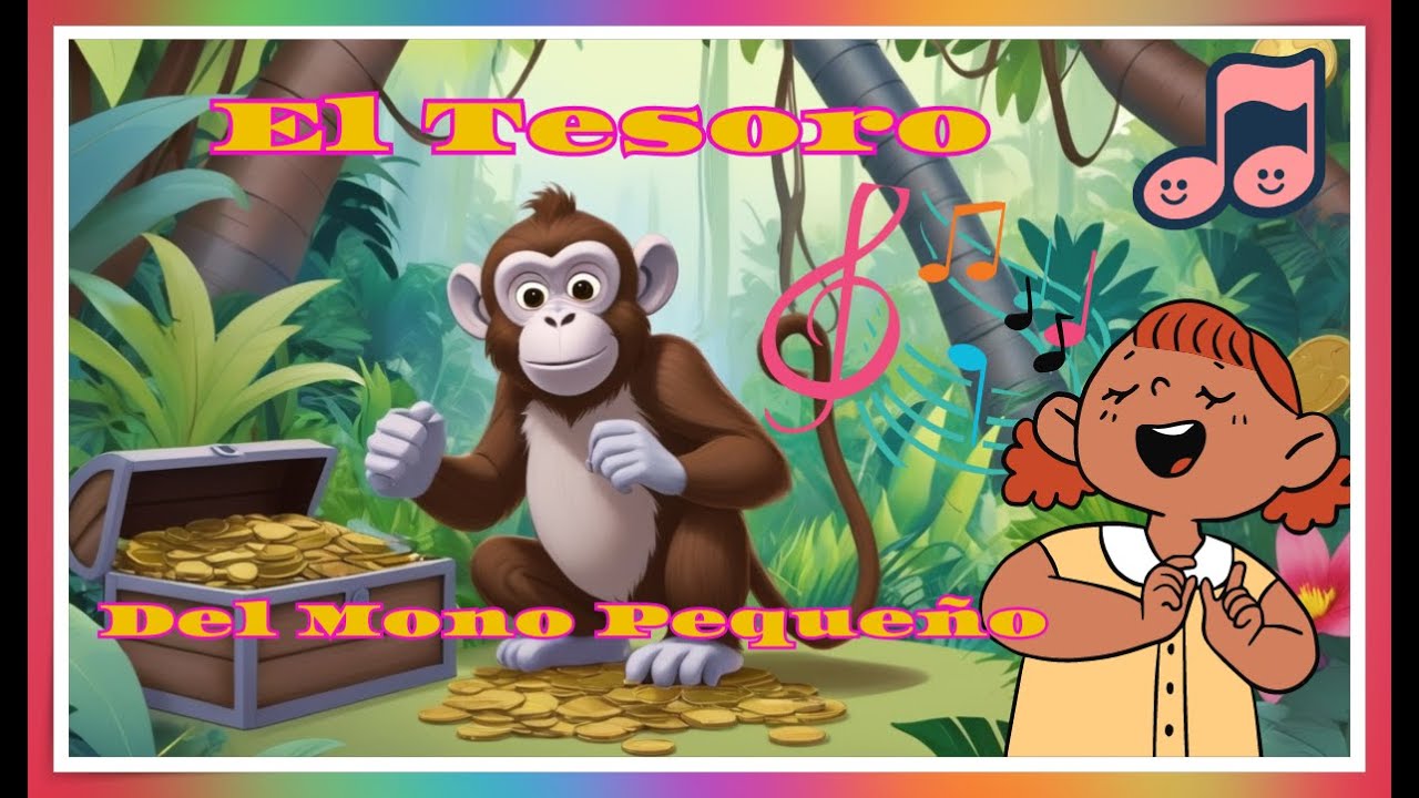 El Mono Pequeñito (Enseña un Valioso Secreto) | Cuento Musical Infantil ...