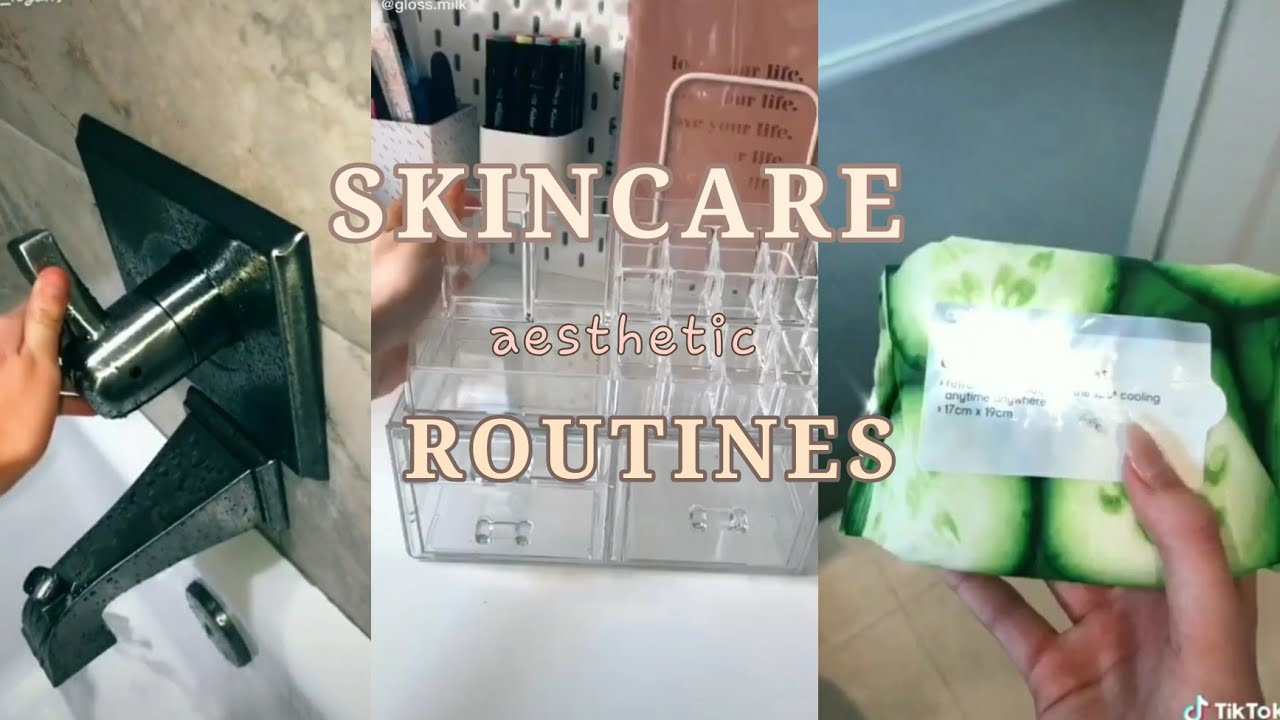 Skincare Aesthetic routines 🐰🧼 - YouTube