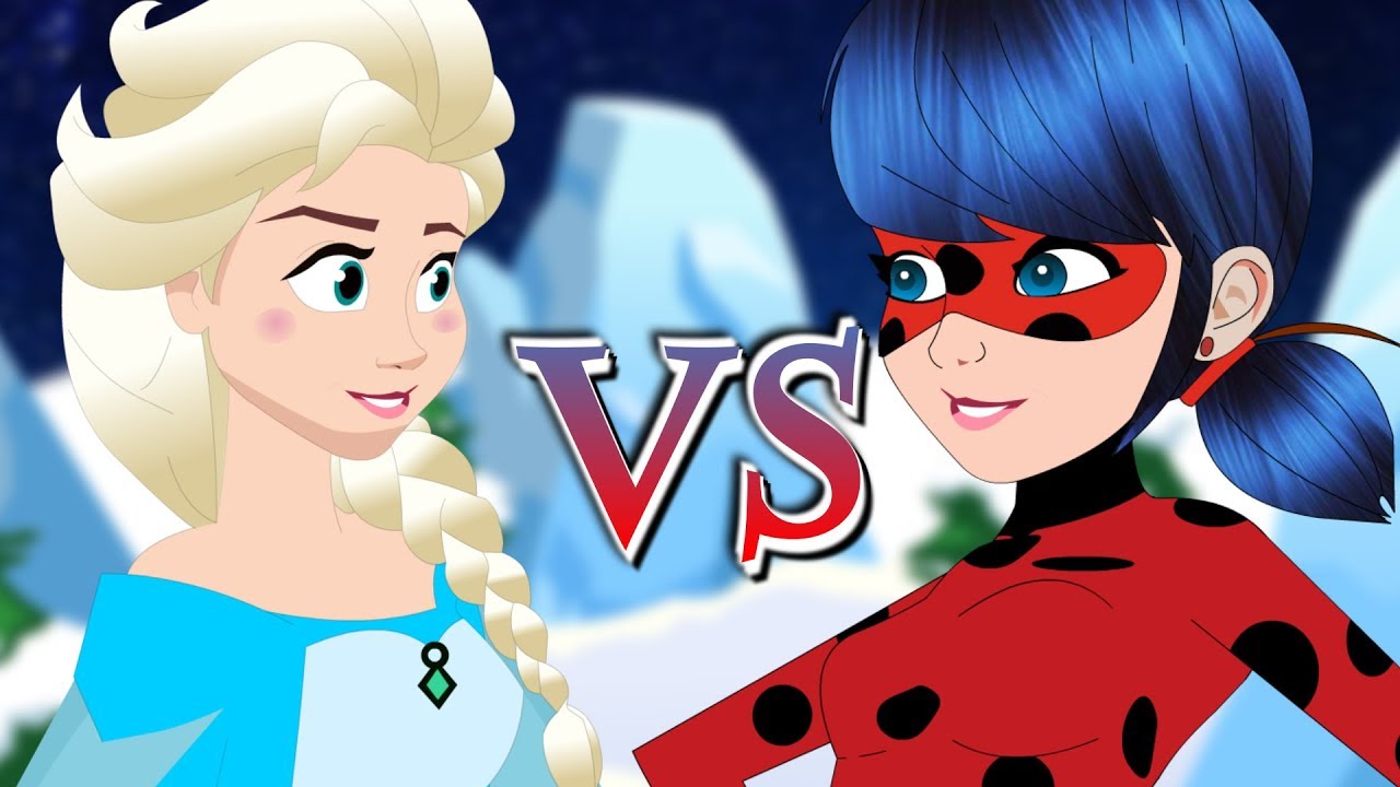 Elsa vs Ladybug - BATALLAS DE RAP ANIMADAS - YouTube