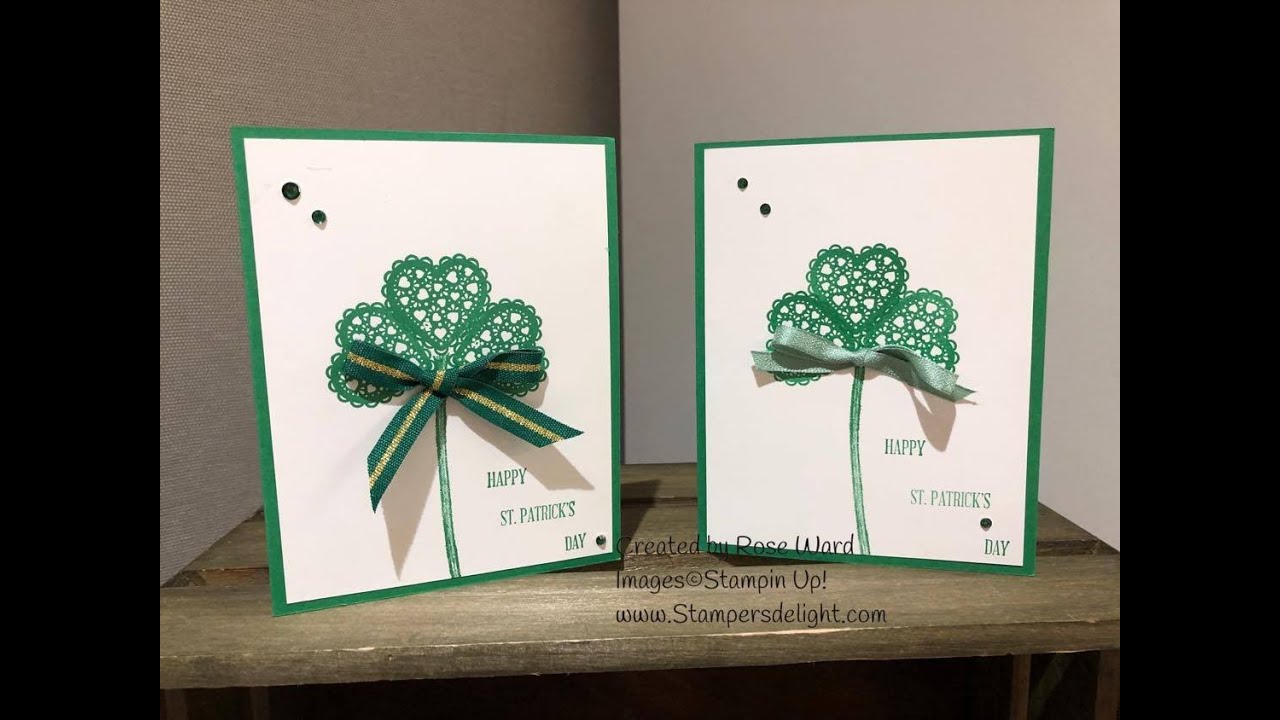 Sweet and Simple Stamping St Patrick's Day Card with Heartfelt Stamp ...