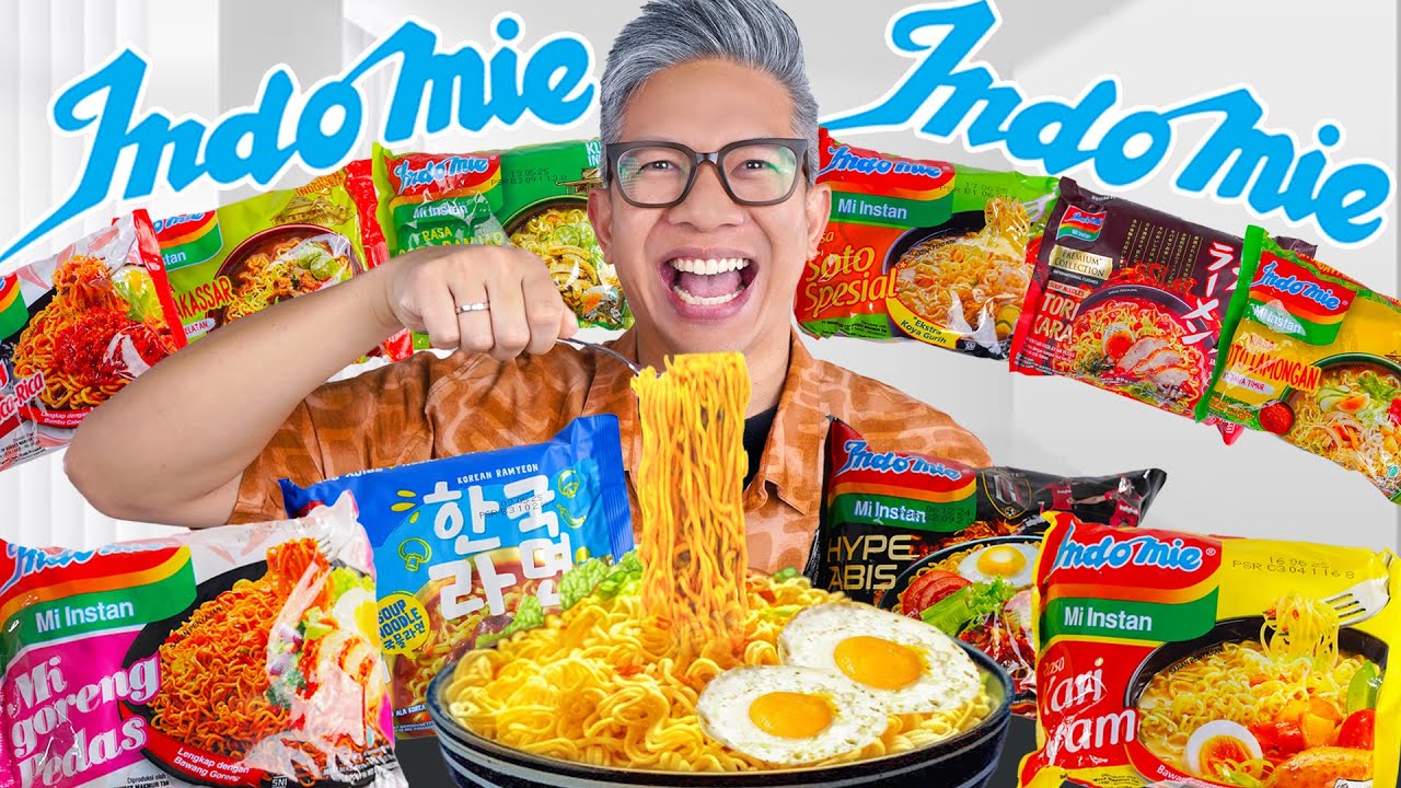 NYOBA SEMUA RASA INDOMIE LAGI!! - YouTube