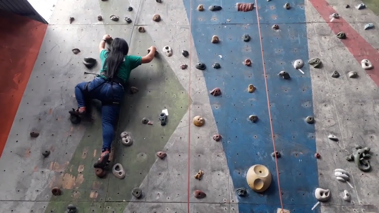 Wall Climbing - Astrek Climbing Wall, Thamel - YouTube