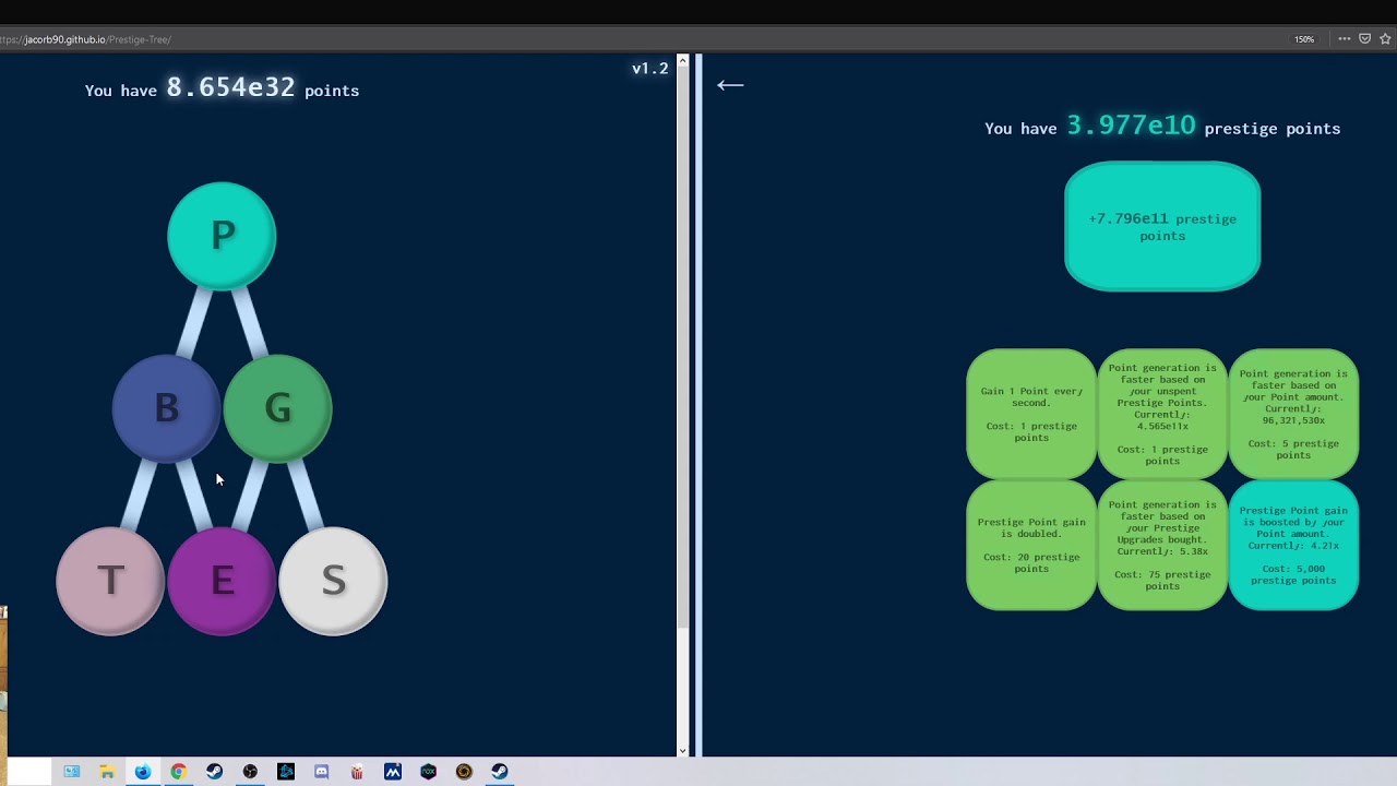 The Prestige Tree [Browser] - Leaves to Roots Part 3 - YouTube