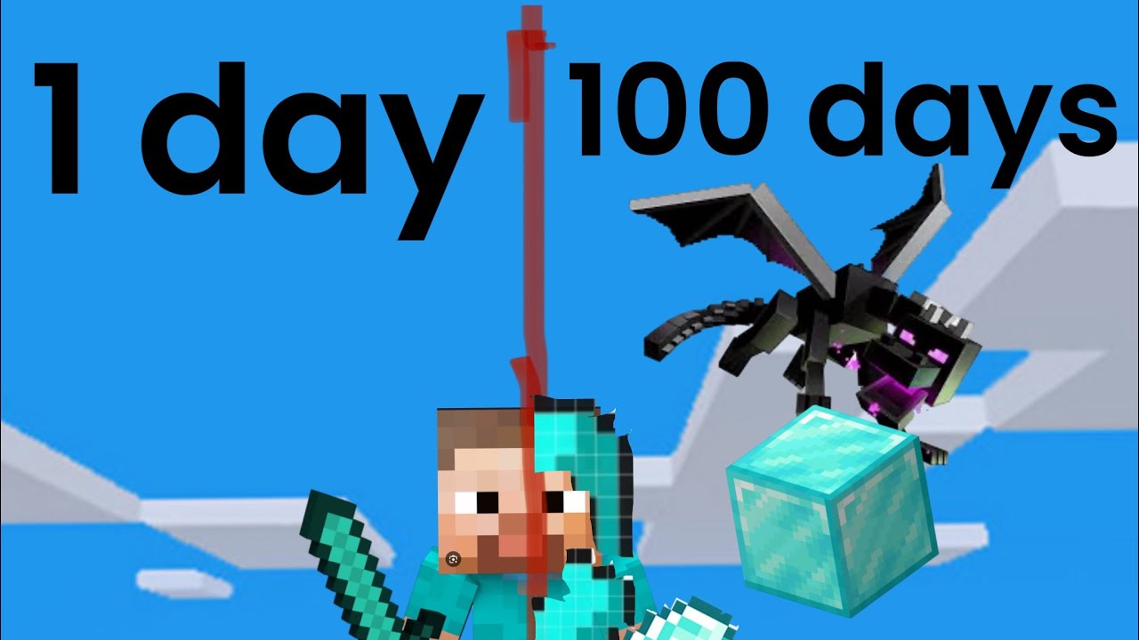 Minecraft One block lucky block day 1 - YouTube