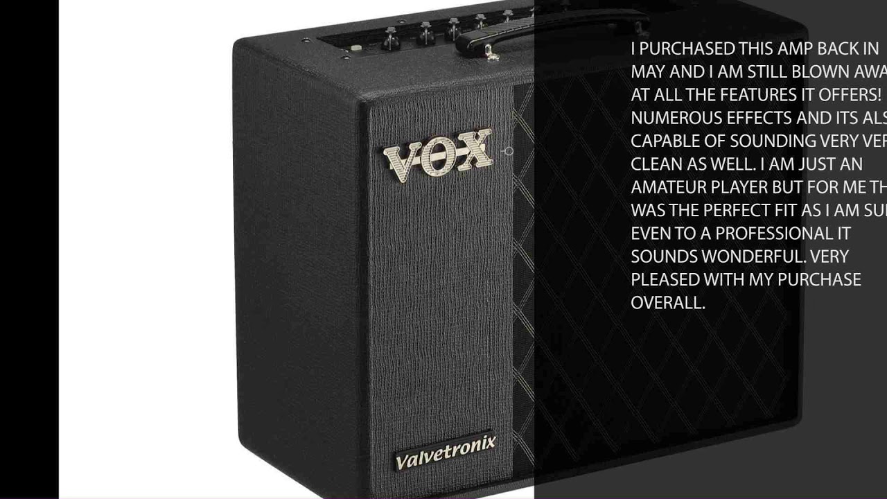 VOX VT40X Modeling Amp, 40W - YouTube