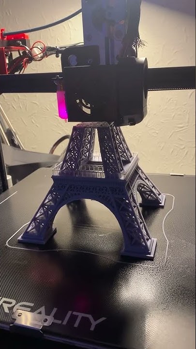 Creality CR10S V2 Eiffel Tower print - YouTube