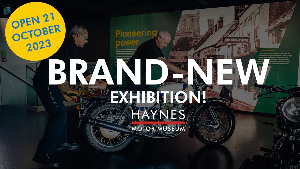 Amazing New Motorcycle Exhibition Launching At Haynes Motor Museum ...