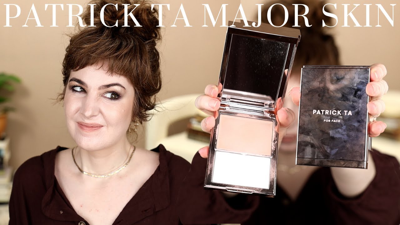 PATRICK TA MAJOR SKIN CRÈME FOUNDATION AND FINISHING POWDER DUO IN FAIR ...