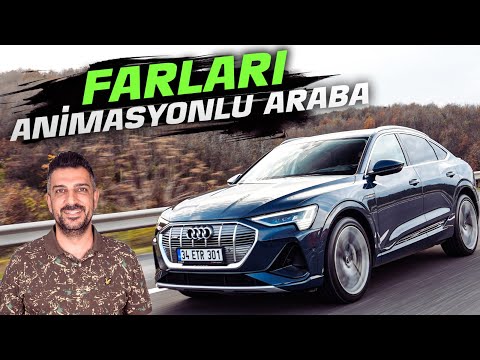 Farları ile Yazı Yazan Araba | Audi E-Tron Sportback