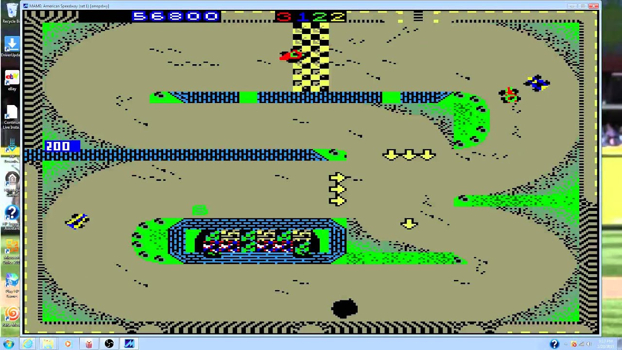 American Speedway Arcade Game - YouTube
