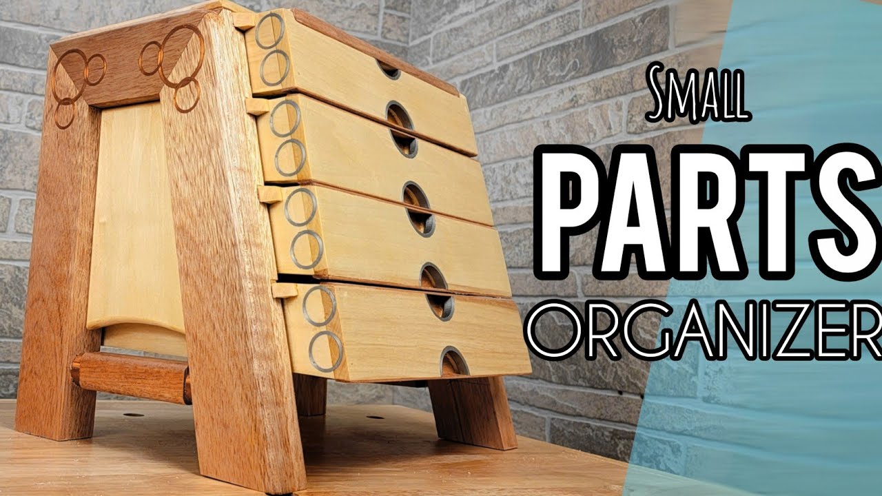 Making A Small Parts Organizer | Woodworking - YouTube
