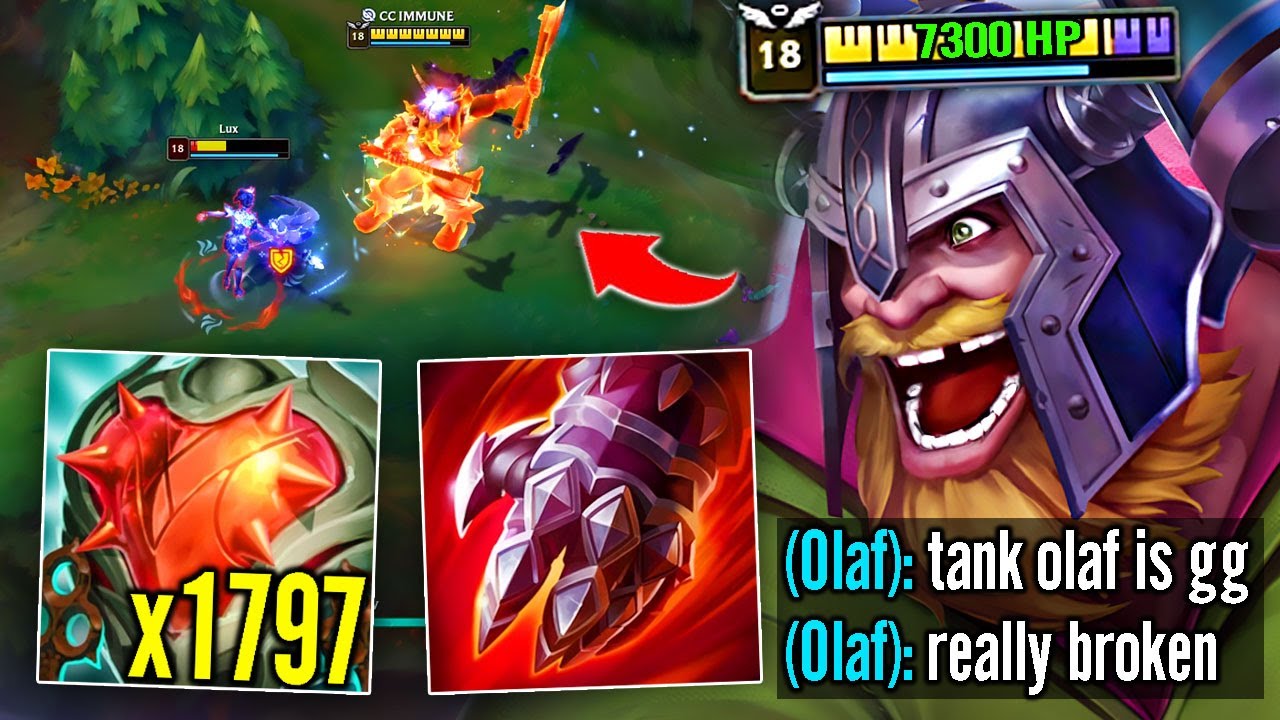 FULL TANK OLAF IS A LITTLE TOO BROKEN.. (1797 HEARTSTEEL STACKS) - YouTube