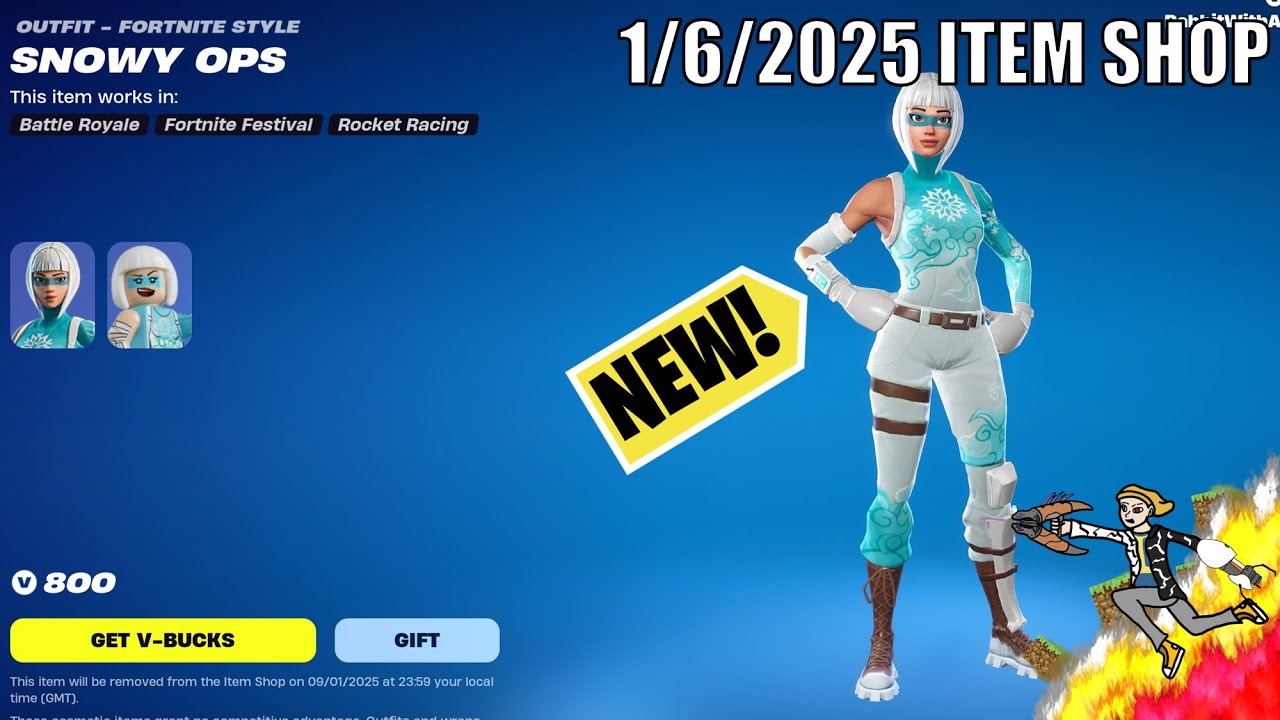 *NEW* Snowy Ops Outfit! | Fortnite Item Shop (6/1/2025) - YouTube