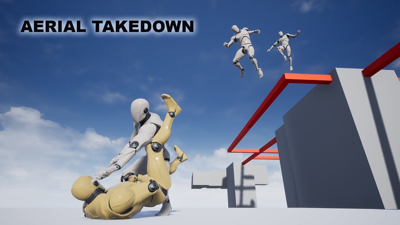 Aerial Takedown / Air Assassination in Unreal Engine Part I - YouTube
