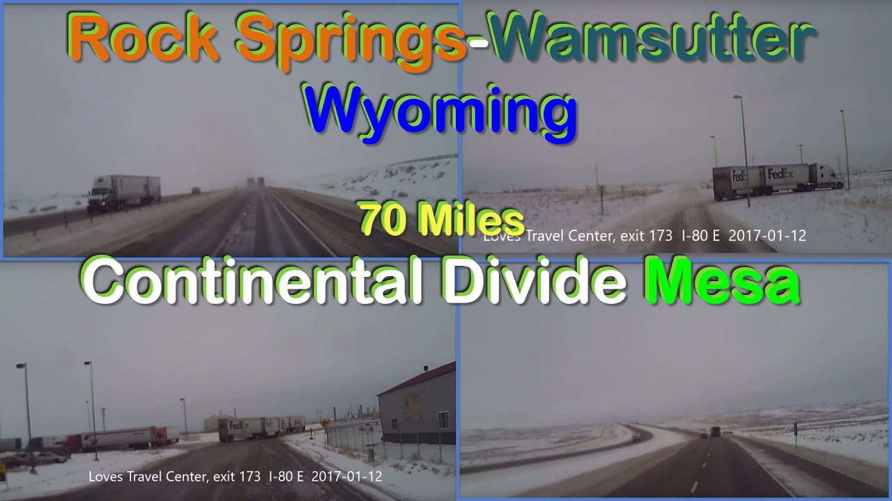 Why Wyoming I-80's MESA preferred over Colorado GORGES & PEAKS? Rock ...