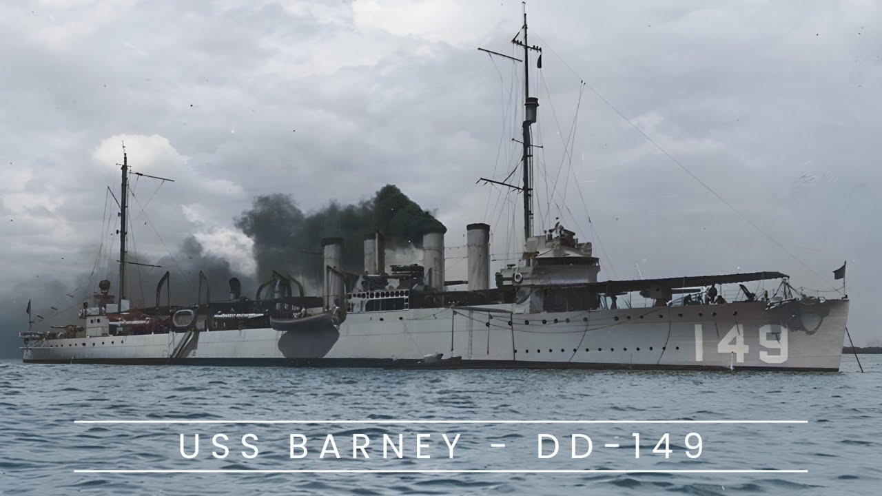 USS Barney - DD-149 (Destroyer) - YouTube