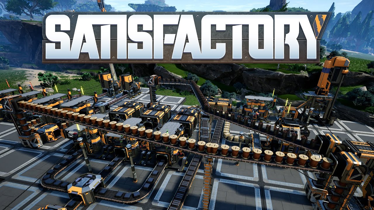 Satisfactory - S1E12 'Factory Spaghetti For Motor Production' - YouTube