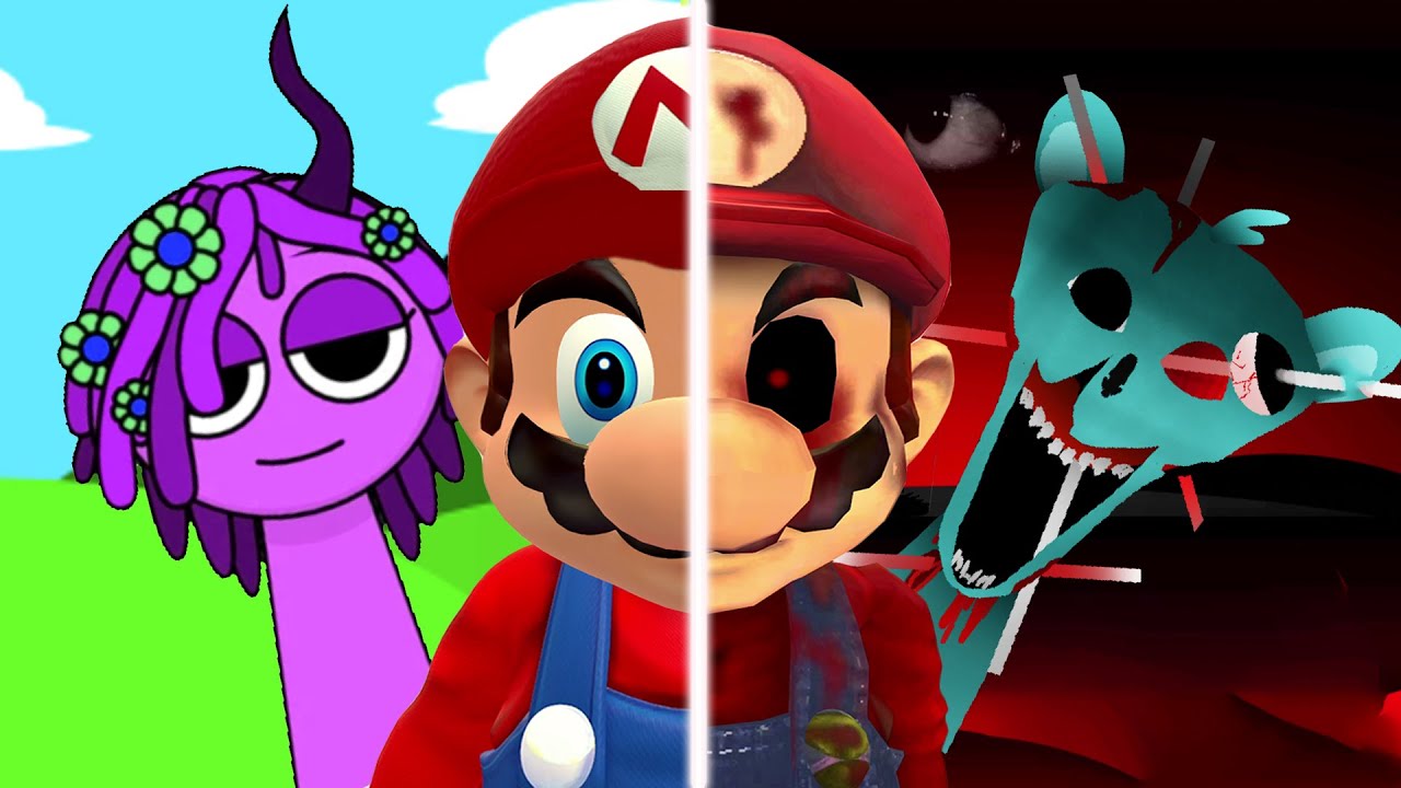 INFECTED Sprunki Incredibox Mario Plays - YouTube