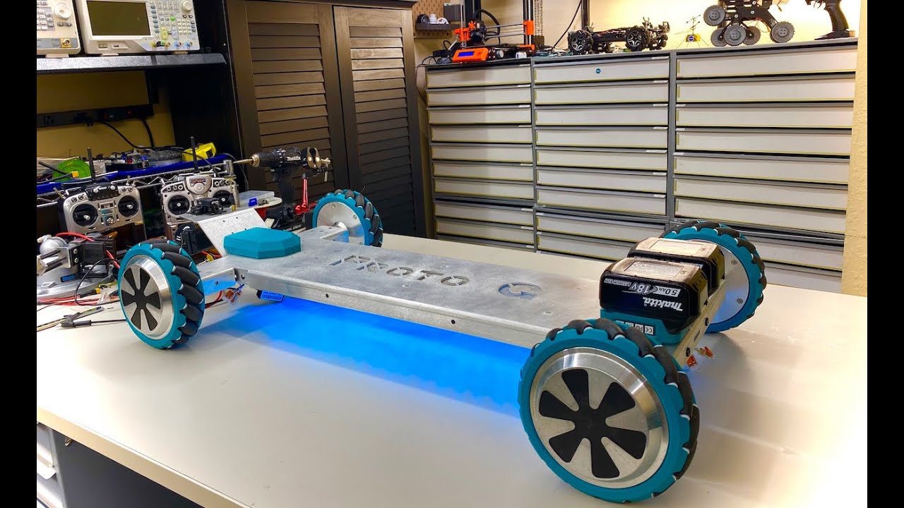 High Speed Omnidirectional FPV Rover - First Test Drive - YouTube