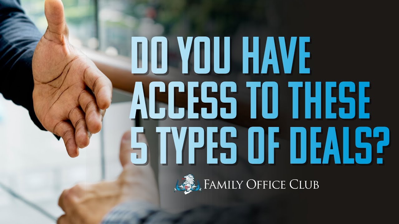 Do You Have Access to These 5 Types of Deals? - YouTube