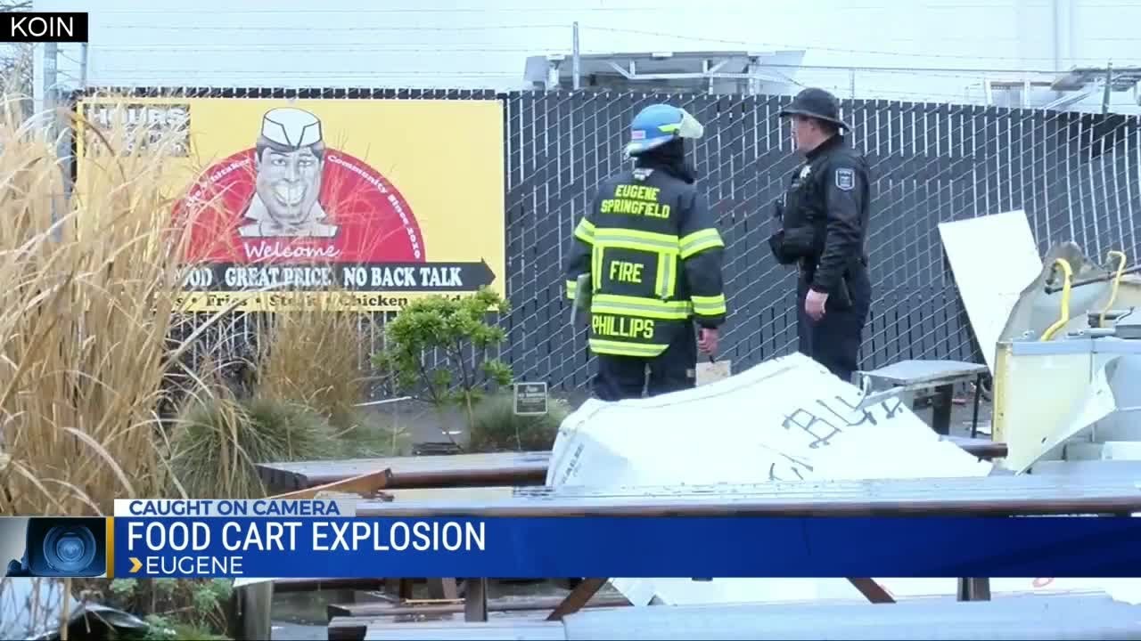 VIDEO: Food cart explodes on camera; nearby brewery reports kegs ...