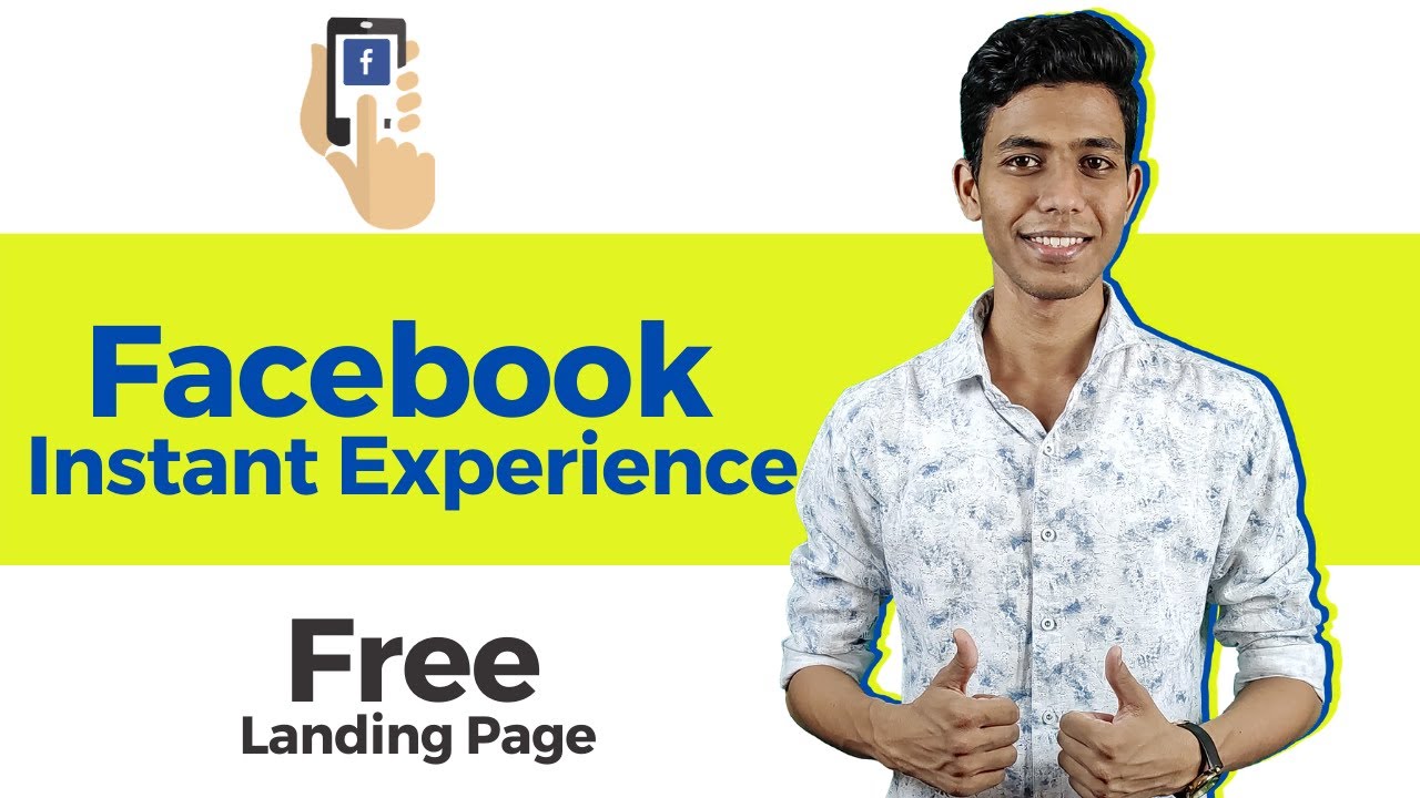 How to create Facebook Instant Experience Landing Page for Free ...