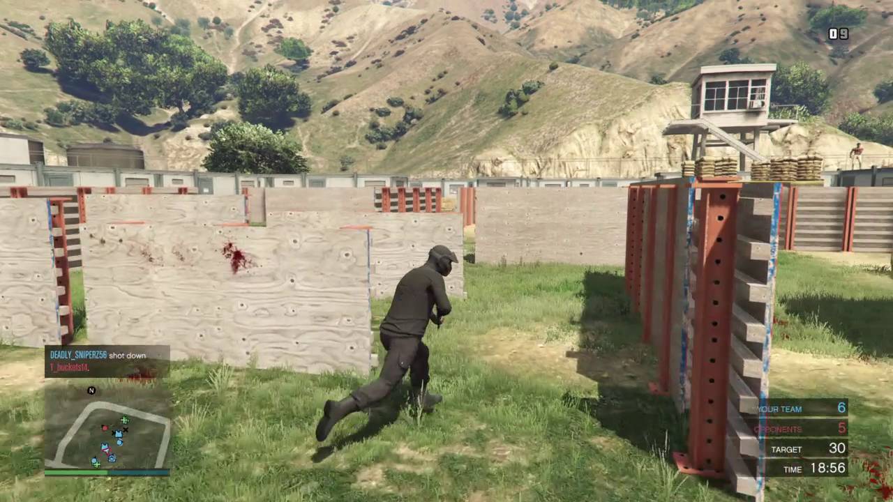 Airsoft in gta5 - YouTube