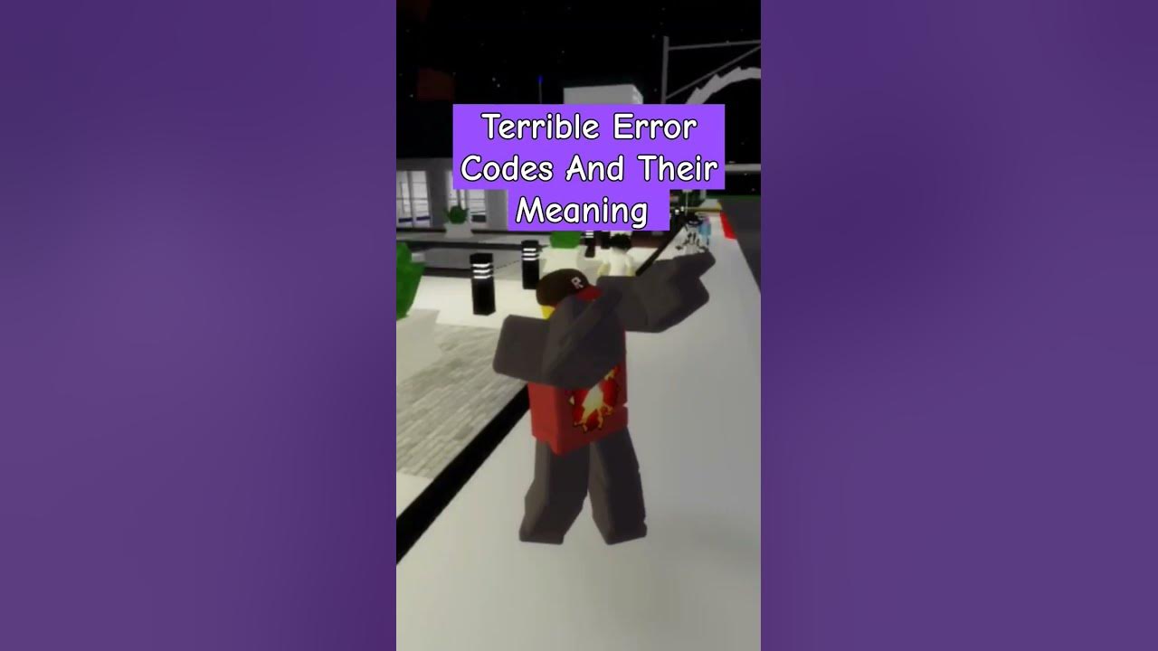 Terrible Error' Codes And Their Meanings - YouTube