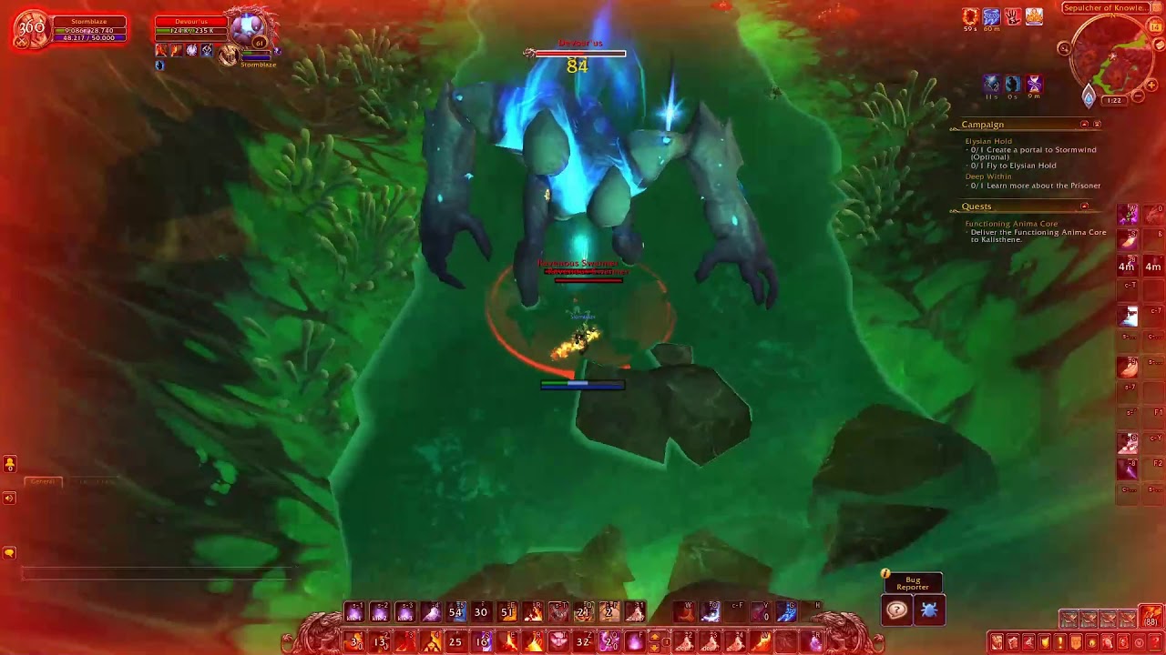Devour'us Rare WoW Shadowlands location (Maldraxxus) - YouTube