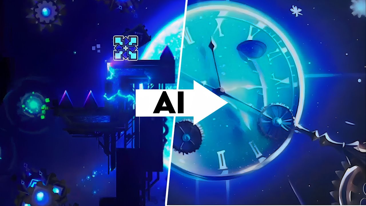 How AI Sees EDGE OF DESTINY / Geometry Dash - YouTube