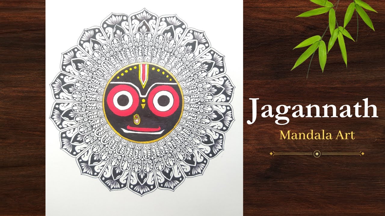 Lord Jagannath easy drawing| how to draw lord Jagannath step by step ...