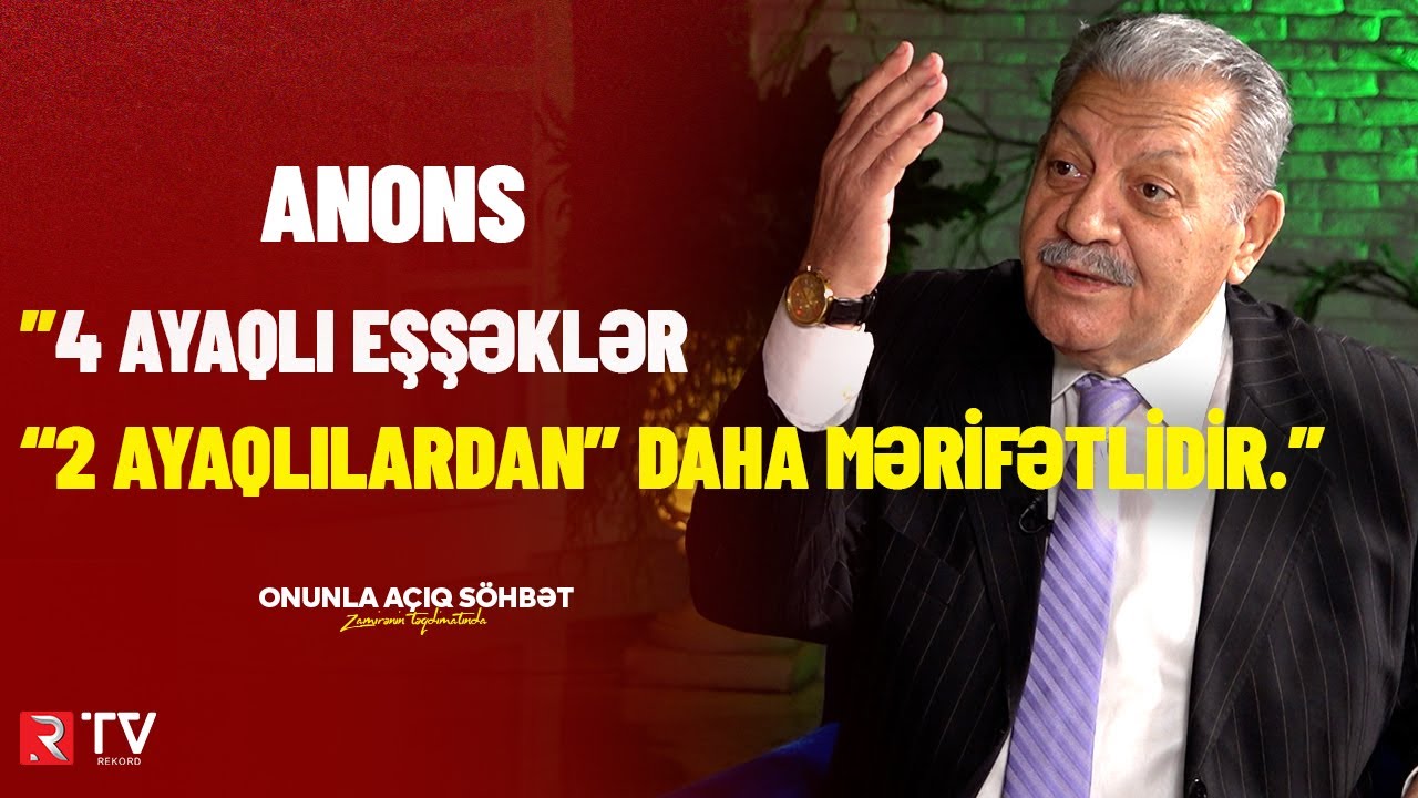 Zaur Rzayev: ”4 ayaqlı eşşəklər “2 ayaqlılardan” daha mərifətlidir ...