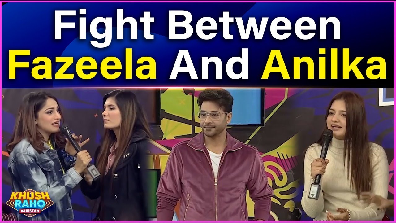 Fight Between Fazeela And Anilka | Khush Raho Pakistan Season 9 ...