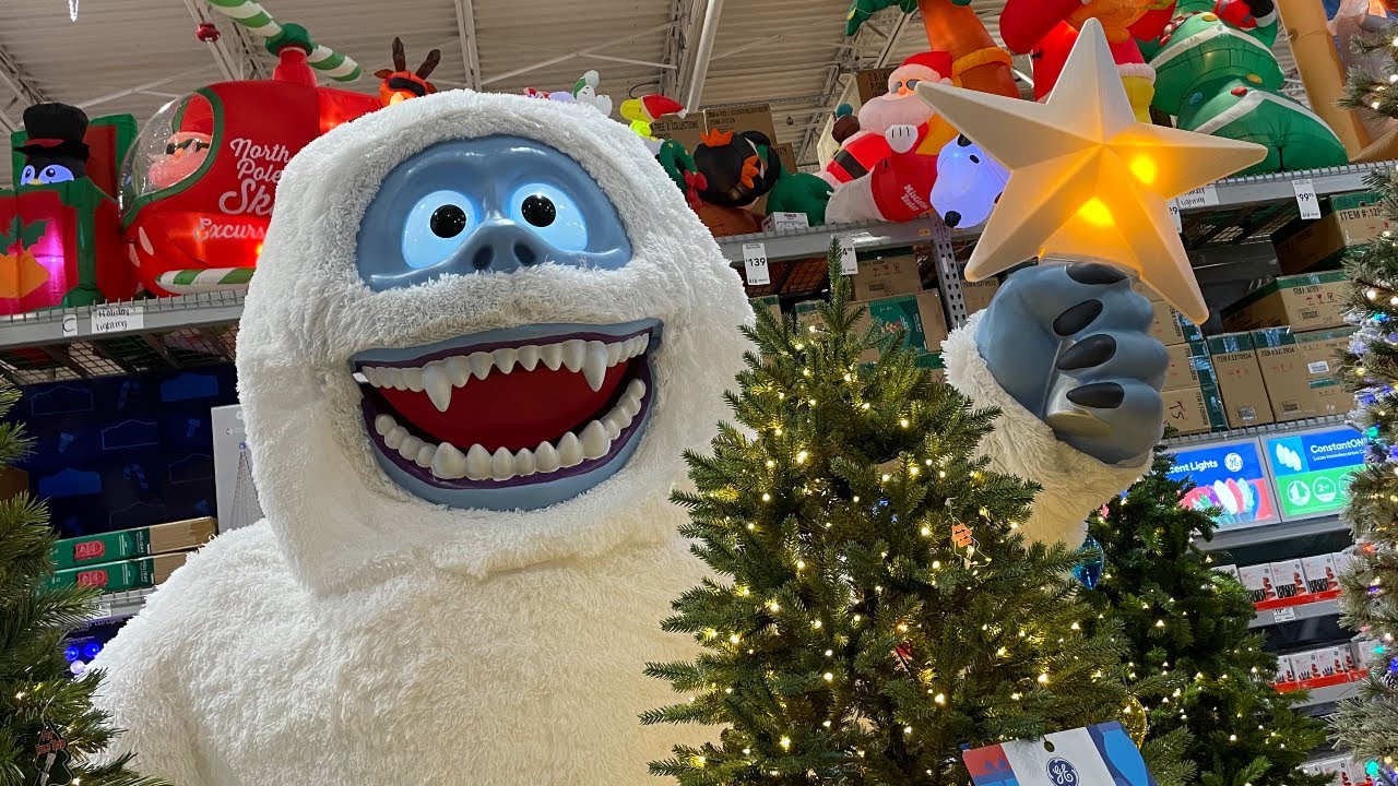 Lowe's 2024 Bumble Animatronic In-Store Demonstration - YouTube