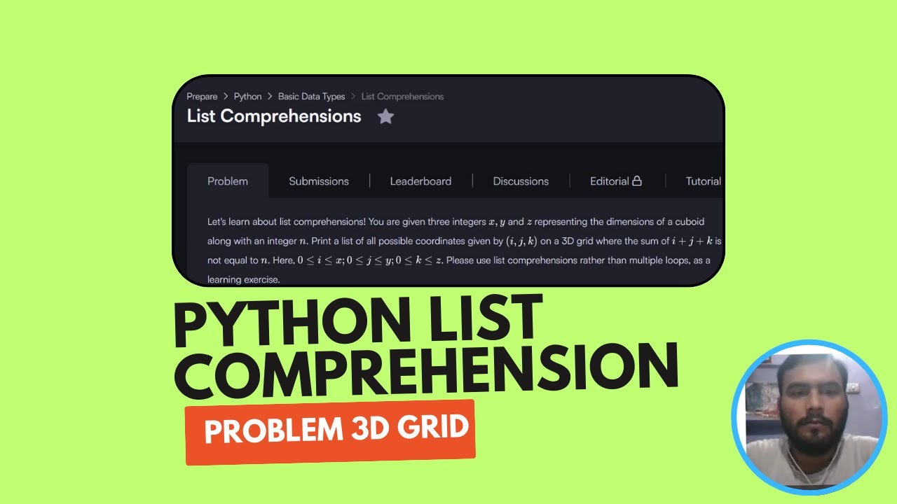 Python List Comprehension Explained (For Absolute Beginners)[Part 2] - YouTube