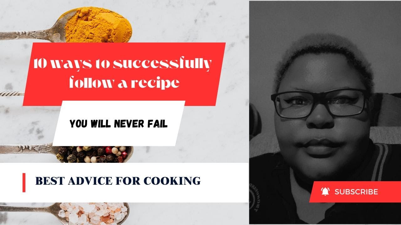 10 ways to successfully follow a recipe - YouTube