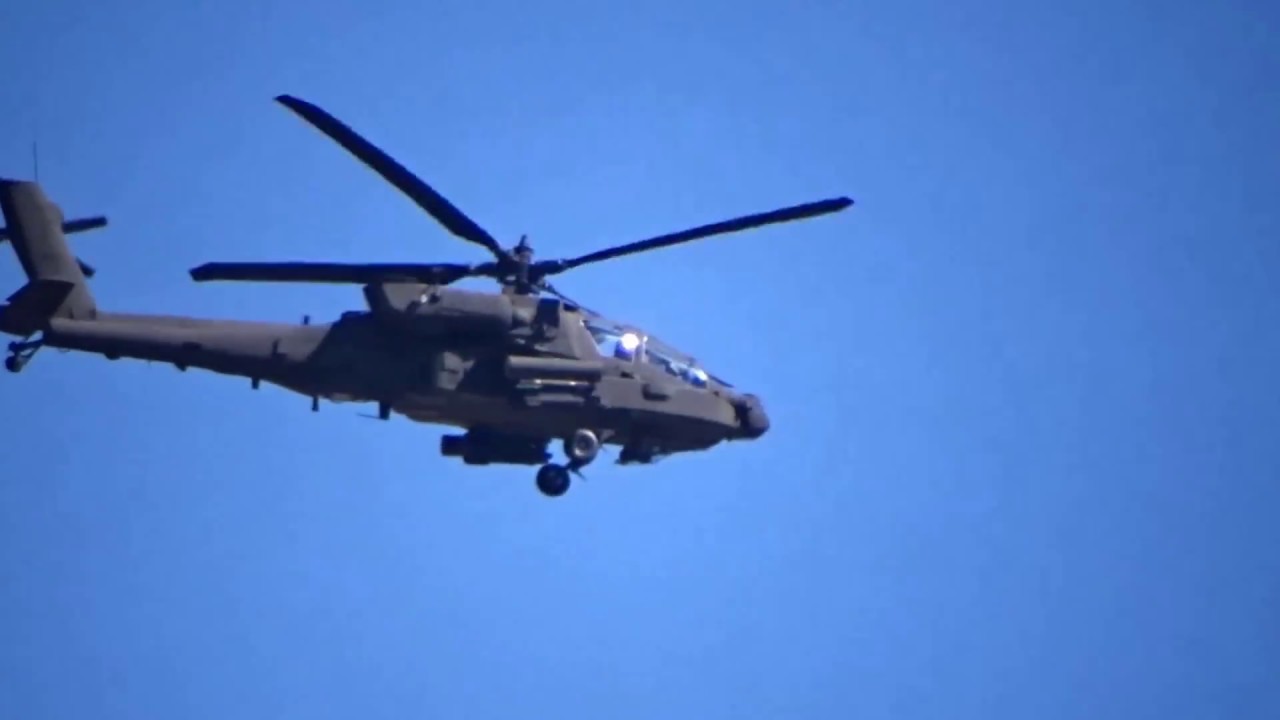 US Army Apache Flying For Avalon Airshow 2017 - YouTube