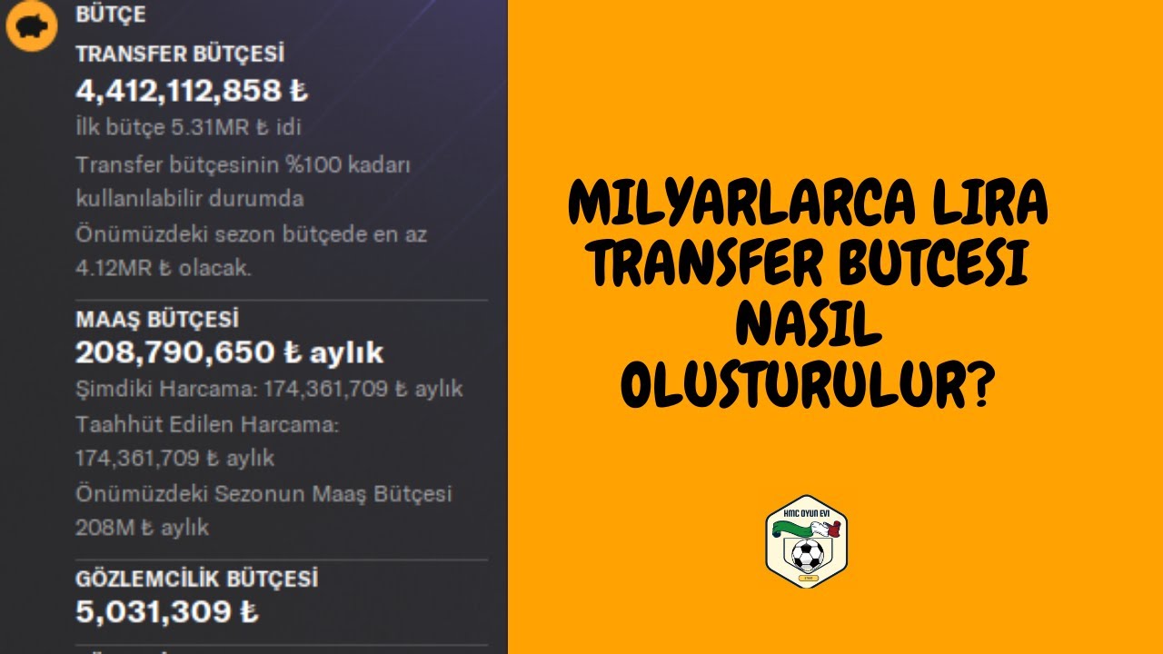 MİLYARLARCA LİRA TRANSFER BÜTÇESİ NASIL OLUŞTURULUR? KOLAY PARA KASMA ...
