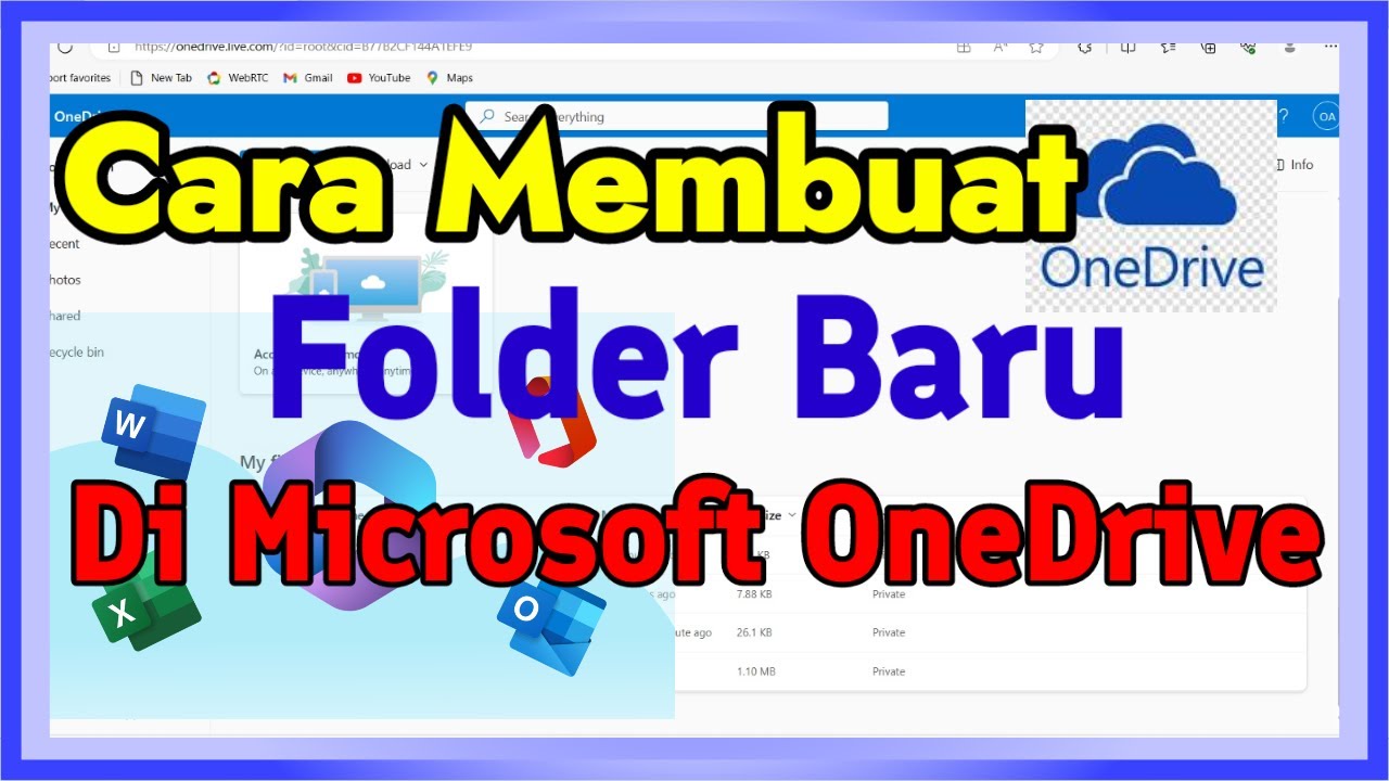 Cara Membuat Folder Baru di Microsoft OneDrive - YouTube