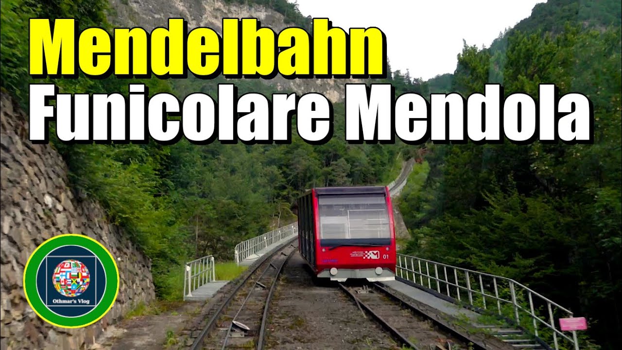 🚞 Bergauf mit der Mendelbahn | In salita con la funicolare della ...