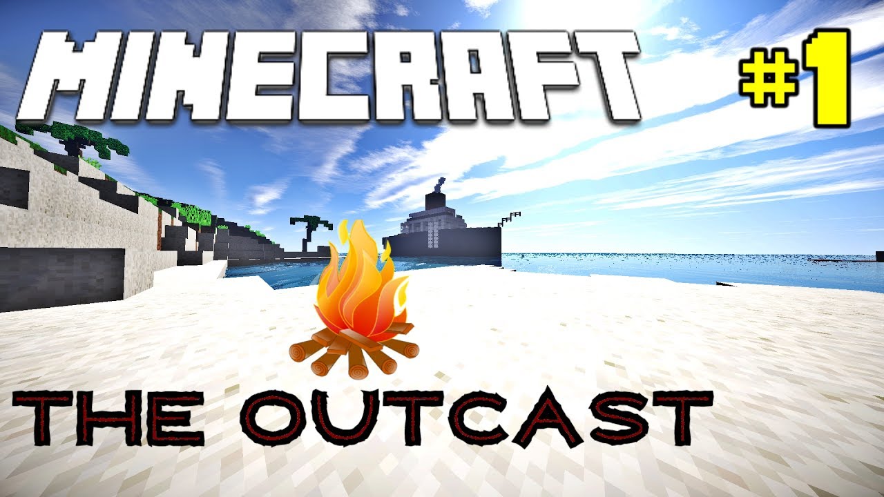 Minecraft - The Outcast | ISLAND OF CANNIBALS! - Survival Map [Ep 1 ...