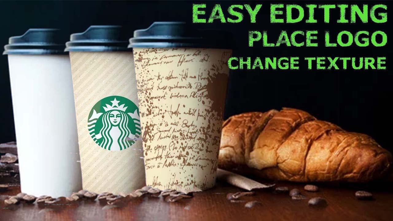 How to Place Texture, Logo and Color change easily || Photoshop ...